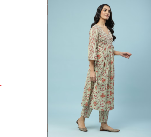 Green Mahir Suit Set – Ritu Kumar South Africa